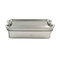 China Custom Plated Tin Box with Lid Square Shaped Metal Gift Box for Chocolate Tea Candy Cake Cosmetic Milk 100ml Capacity for sale