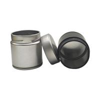 China Round 30g 100g Matcha Powder Tin Cans with Screw Lid Food Grade Storage Container for sale