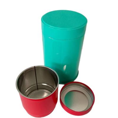 China Food Grade Tea Spice Coffee Tin Box Containers Matcha Tin Cans Metal Airtight Tinplate Can Packaging for sale