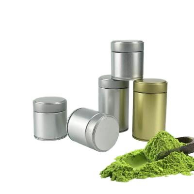 China Food Grade Tea Spice Coffee Tin Box Containers Matcha Tin Cans Metal Airtight Tinplate Can Packaging for sale