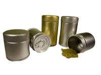China Food Grade Tea Spice Coffee Tin Box Containers Matcha Tin Cans Metal Airtight Tinplate Can Packaging for sale