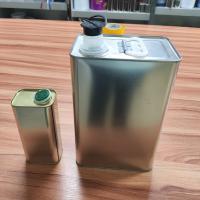 China Metallic Cans Olive Oil Food Grade Metal Tin Can for Cooking Oil for sale