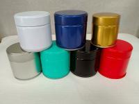 China 30g Airtight Food Grade Tinplate Can Round Empty Tin for Matcha Green Tea Powder for sale