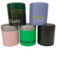China Tinplate Metal Bottles for Food for Snacks Tin Can for Matcha Cakes Paint Chocolate Lollipops Chemical Matte Frost for sale
