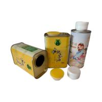 China 500ml Tinplate Empty Can for Edible Oil Olive Oil Food Industrial Use for sale