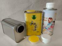 China 500ml Tinplate Empty Can for Edible Oil Olive Oil Food Industrial Use for sale