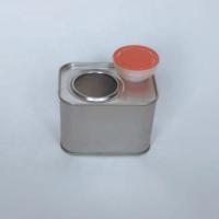 China 100ml Rectangle Oive Oil Tin Cans Square Tinplate for Food Oil for sale