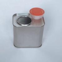 China 100ml Rectangle Oive Oil Tin Cans Square Tinplate for Food Oil for sale