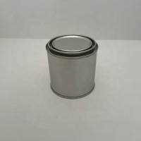 China 200ml 1L Round Metal Tin Can Tinplate Cans for Chemical Gas Oil Petrol Glue Paint Coating for sale