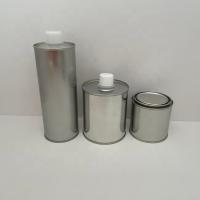 China OEM Round Metal Tin Cans Tinplate Cans 500ml 1L For Food Cooking Olive Oil for sale