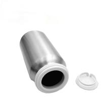 China Cylinder Aluminum Tin Cans With Screw Cap For Vitamins Medicine Powder Candy Pill Use for sale