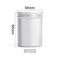 China Cylinder Aluminum Tin Cans With Screw Cap For Vitamins Medicine Powder Candy Pill Use for sale