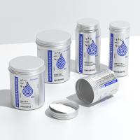 China Round Silver Aluminum Jar Can Containers With Screw Lid For Food Oil Pills Candle for sale