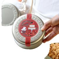 China 135x70mm Tinplate Can with Airtight Lid Customizable Packaging for Dry Foods for sale