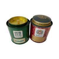 China Luxury Empty Metal Tea Tin Cans Double Lid Airtight Container For Candle Coffee Food Crafts for sale