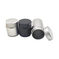 China Custom Printed Food Grade Airtight Tin Box for Powder Matcha with Screw Cap for sale