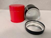 China Food Grade Tinplate Tea Tin Canister With Airtight Sealing Matte Surface for sale