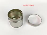 China Metal Round Airtight Food Grade Cylinder Various Sizes Empty Tin Can for Cake Matcha Spices for sale