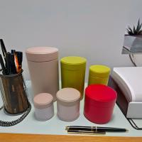 China Airtight Round Tinplate Candy Tea Coffee Matcha Container For Food Storage Metal Tin Can for sale