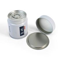 China Airtight Round Tinplate Candy Tea Coffee Matcha Container For Food Storage Metal Tin Can for sale