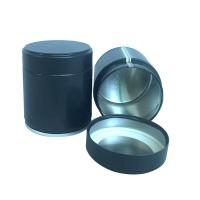 China Round Metal Tinplate Can Matcha Powder Tin with Screw Lid for Candy Tea Coffee Food Storage for sale