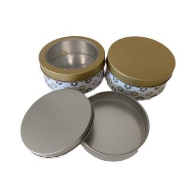 China Chocolate Vacuum Caviar Tin Boxes 50g 100g 125g Metal Cans For Gift Food Packaging for sale