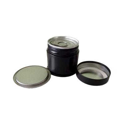 China 30g 50g 100g Matcha Tea Cans Tinplate Metal  For Beverage Matcha Tea Tin Can Boxes for sale