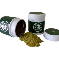 China Custom Metal Tin Box 30g 1OZ Hot Sale Matcha Coffee Protein Powder Tea Custom Label Stickers Portable Sealed Lid Food for sale