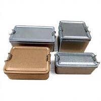 China Food Colored Tinplate Metal Cans Pastry Packaging Storage Box Buckle Seal Wedding Gift Candies Cookies Tin Box for sale