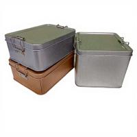 China 150x60x60mm Tiramisu Cake Tin Cans Metal Candy Dessert Fruit Tinplate Box for sale