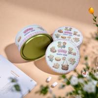 China Snowflake Crisp Metal Boxes Candy Cookie Packaging Storage Tins Tinplate Cartoon Shaped Gift Iron Cans for sale