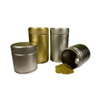 China 60*H60mm 60*H68mm 60*H100mm Matcha Powder Tin Food Grade Small Tinplate Container for sale