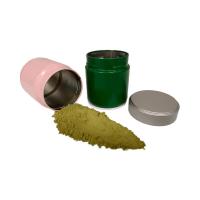 China 60*H60mm 60*H68mm 60*H100mm Matcha Powder Tin Food Grade Small Tinplate Container for sale