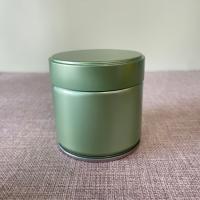 China Red White Silver 50g-80g Matcha Tea Coffee Powder Tin Cans Small Tinplate Cans for Food Packing for sale