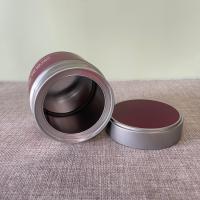 China 50g - 60g D73 X H73mm Airtight Tin Cans Matcha Tea Powder Tinplate Round Jar Metal Cans for sale