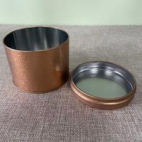 China Tea Leaves Round Tin Cans Airtight Tinplate Box Food Empty Metal Cans for Coffee Matcha Powder Cookie Chewing Gum Gift for sale