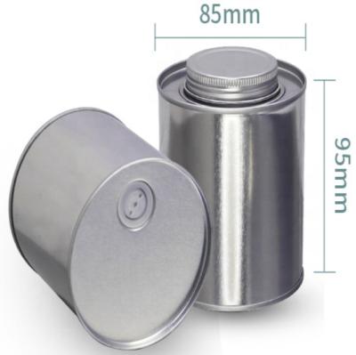 China 150g Diameter85mm X 95 Round Coffee Bean Powder Tin Cans Metal Cans Tinplate for sale