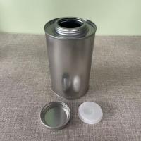 China 200g Food Grade Coffee Bean Tin Box Airtight Coffee Tea Tins Canister Degassing Seal Round Metal Coffee Cans for sale