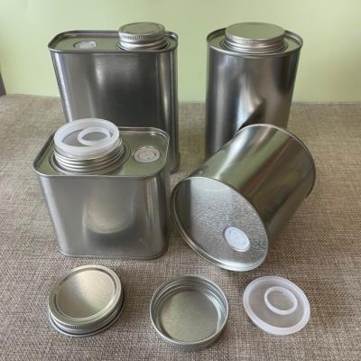 China 200g Food Grade Coffee Bean Tin Box Airtight Coffee Tea Tins Canister Degassing Seal Round Metal Coffee Cans for sale