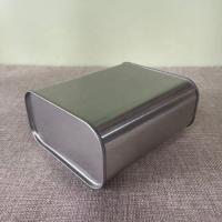 China 250g L115*W60*H135mm Square Coffee Bean Powder Tin Cans Rectangle Metal Tin for sale