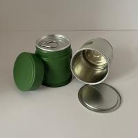 China OEM Matcha Tea Powder Metal Tin Cans 20g 30g 50g 60g 70g Tinplate Cans for sale