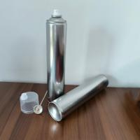 China Round Tinplate Aerosol Spray Tin Cans for Industrial Chemical Pressure Resistant Seamless Packaging Container for sale