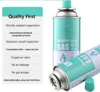 China OEM 65*158mm 227g Refillable Empty Butane Gas Aerosol Can with Butane Gas Valve for Camping Trip for sale