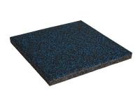 China LKT 500x500x40mm Gym Rubber Floor Tiles - Interlocking Shock Absorption Flooring with SGS/CE Certification for sale