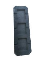 China 600x180mm Non-Slip Rubber Feet for Mini-Split Heat Pump - 50mm Thick Recycled SBR Material for sale