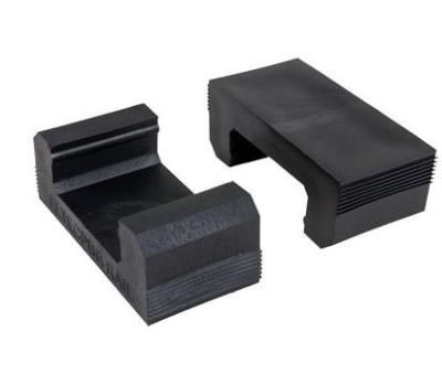 China 45mm/66mm Black Rubber Rail Pad for Railway Systems - Recycled SBR Material with REACH/CE Certification for sale