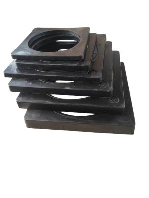 China 5kg Rubber Cone Weight 45mm Thick for Traffic Cones | 370×370mm Base Stabilizer for sale