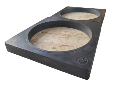 China LKT Rubber Traffic Cone Weight Base 280mm x 280mm x 27mm | 1.5g/cm³ Density | REACH/CE Certified for sale