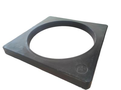 China 4kg Traffic Cone Weight with 35mm Windproof Rubber Base - 370x370mm Recycled SBR Material for sale