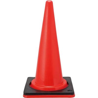 China 370×370×45mm Black Traffic Cone Weight Base 1.5g/cm³ Density Recycled Rubber for sale